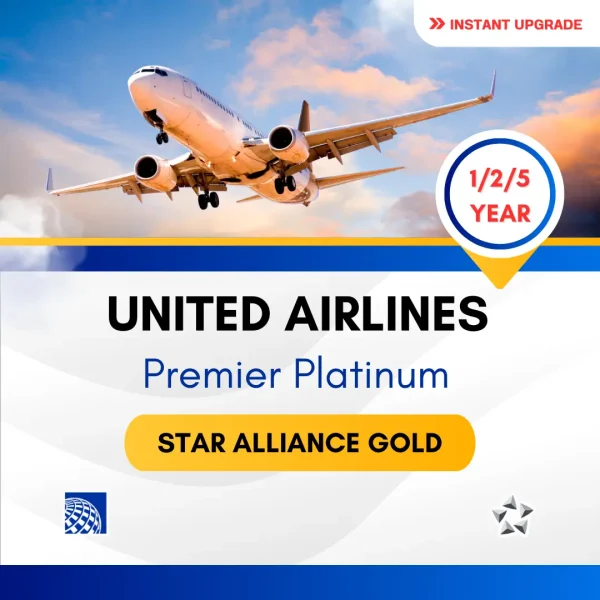 United Airlines Premier Platinum/Star Alliance Gold for 1 Year, 2 Year ...