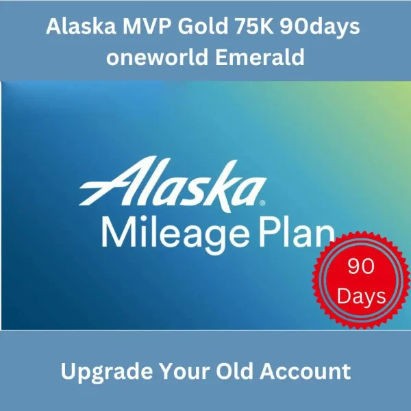 Oneworld Emerald Status/Alaska MVP Gold 75K for 120days & Challenge ...