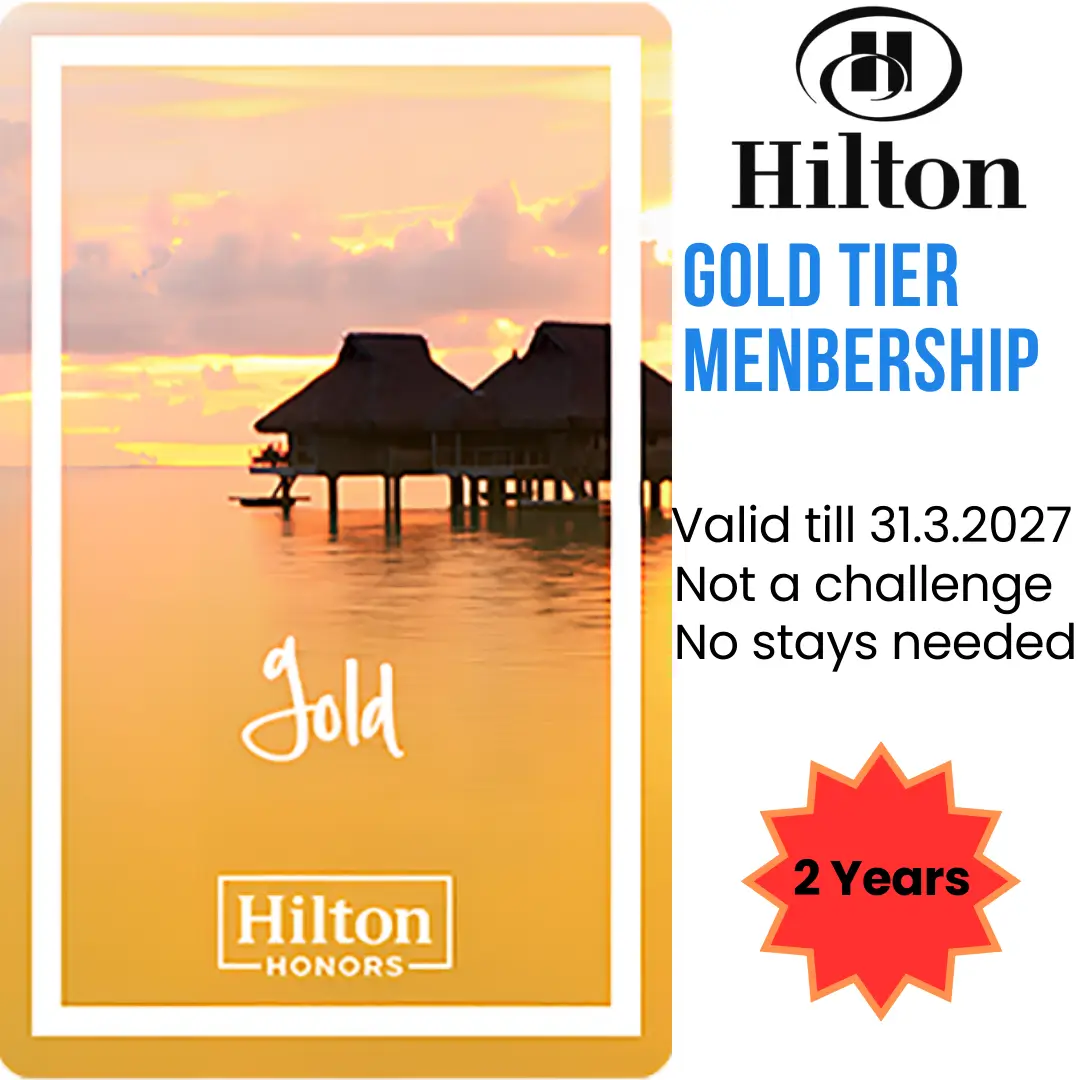 Unlock Hilton Gold Benefits for 2 Years - Vip Hotel Flights